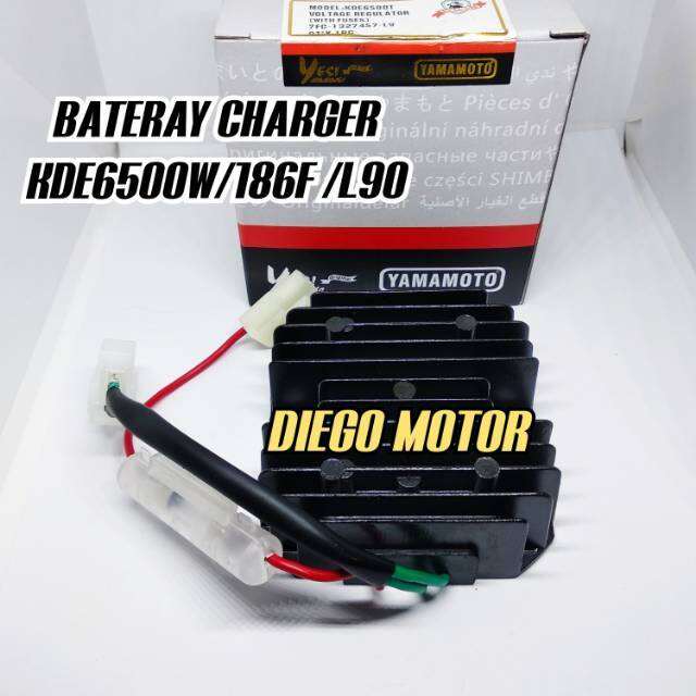 Baterai charger kiprok cas mesin genset silent solar diesel Kipor ...
