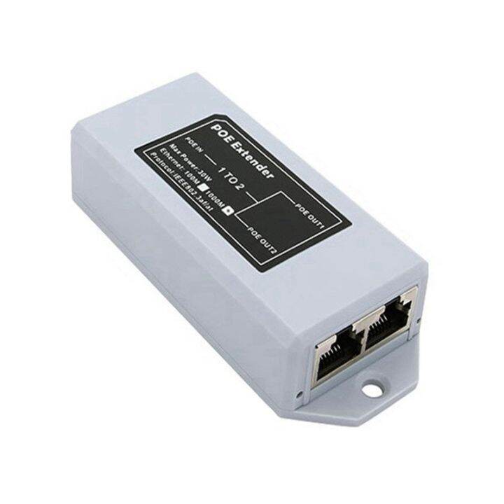 100Mbps IEEE 802.3Af/At Standard 48V Extender POE Extender for NVR IP ...
