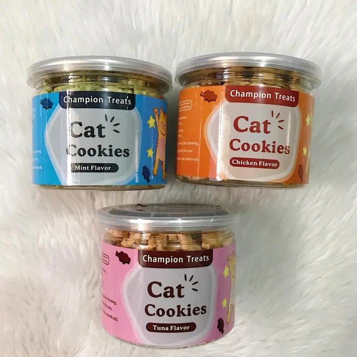 Champion Pet Cat Cookies Treats in Jar Snacks 100g | Lazada PH