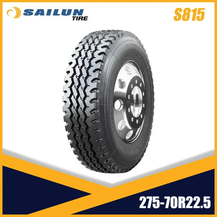Sailun Tires r22.5 S815 275 70 R22.5 Radial 16PR MIX Tubeless Truck Bus Tires | Lazada PH