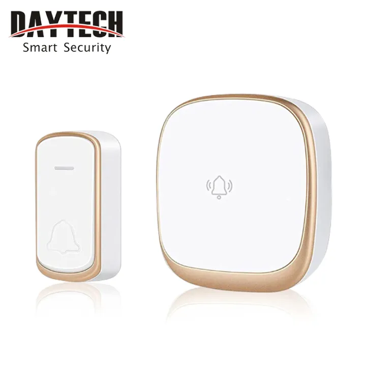 DAYTECH Door Bell Wireless Loceng Rumah Doorbell IP44 Waterproof 38 ...