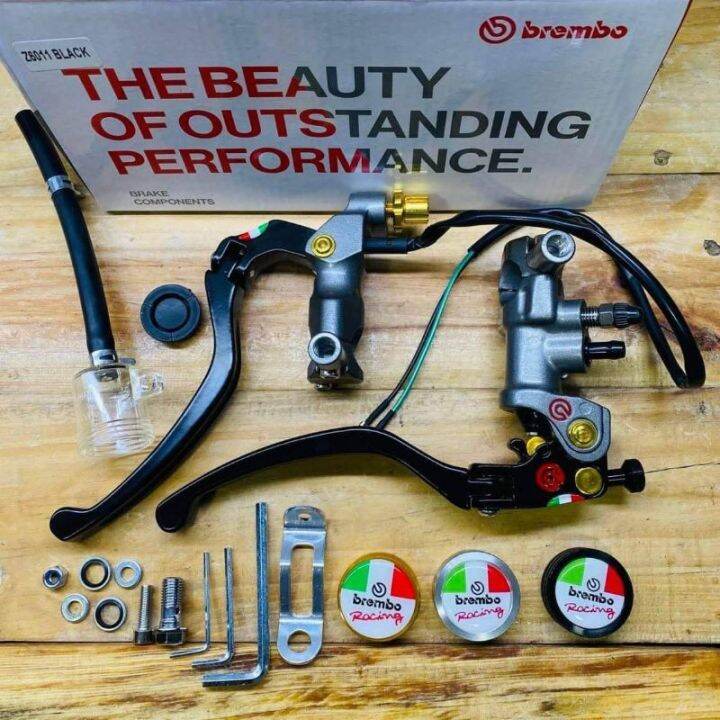 CHR-C RCS Brembo Brake Master P19 Single Tank Lever sniper raider aerox ...