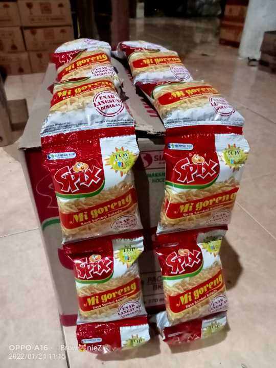 1 DUS SPIX MIE GORENG 10GR ISI 80PCS ENAK LANGSUNG DI MAKAN | Lazada ...