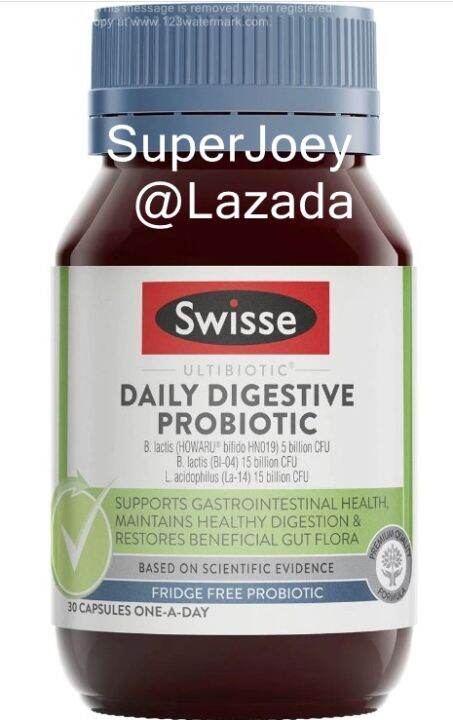 Swisse Australia Ultibiotic Daily Probiotic Digestive - 30 Capsules | Lazada Indonesia