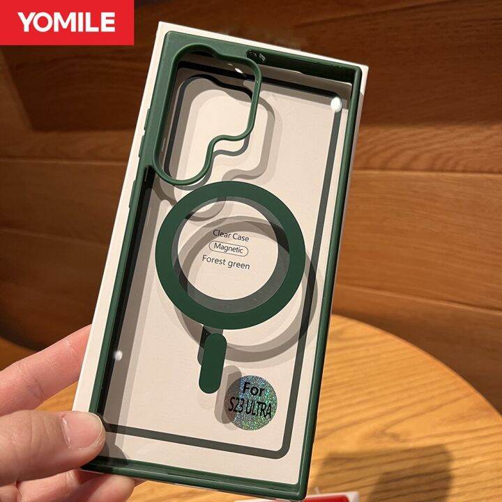 Floveyoo Official Matte Square For Magsafe Clear Case For Samsung Galaxy S23 S22 Plus Ultra ...