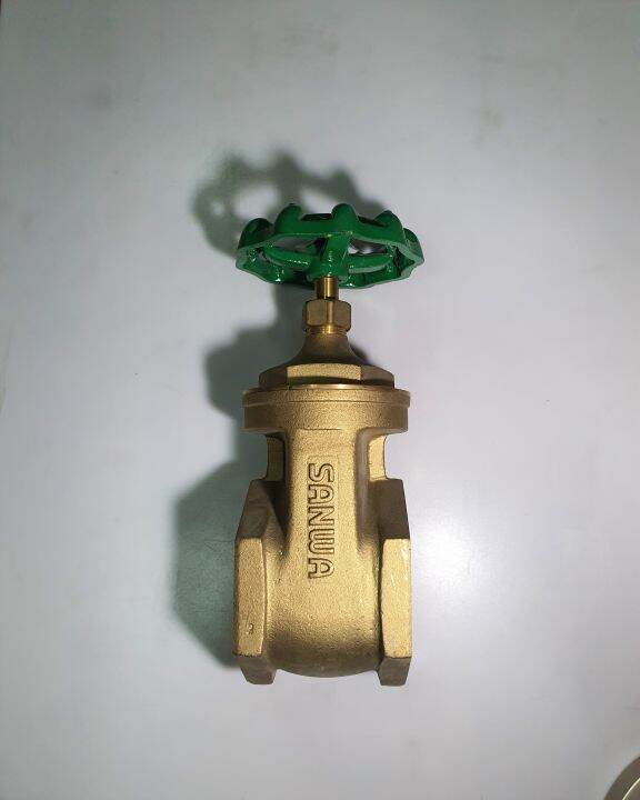 SANWA ประตูน้ำทองเหลือง ซันวา 3 นิ้ว Brass gate valve | Lazada.co.th