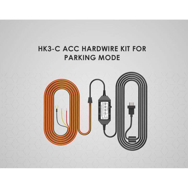 VIOFO TYPE-C HK3-C HARDWIRE KIT CABLE FOR A139 2CH/3CH DASH CAMERA ...