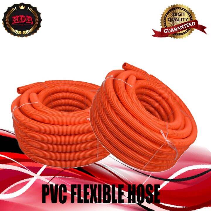 PVC corrugated flexible conductive pipe HOSE (1/2) 50 meters | Lazada PH