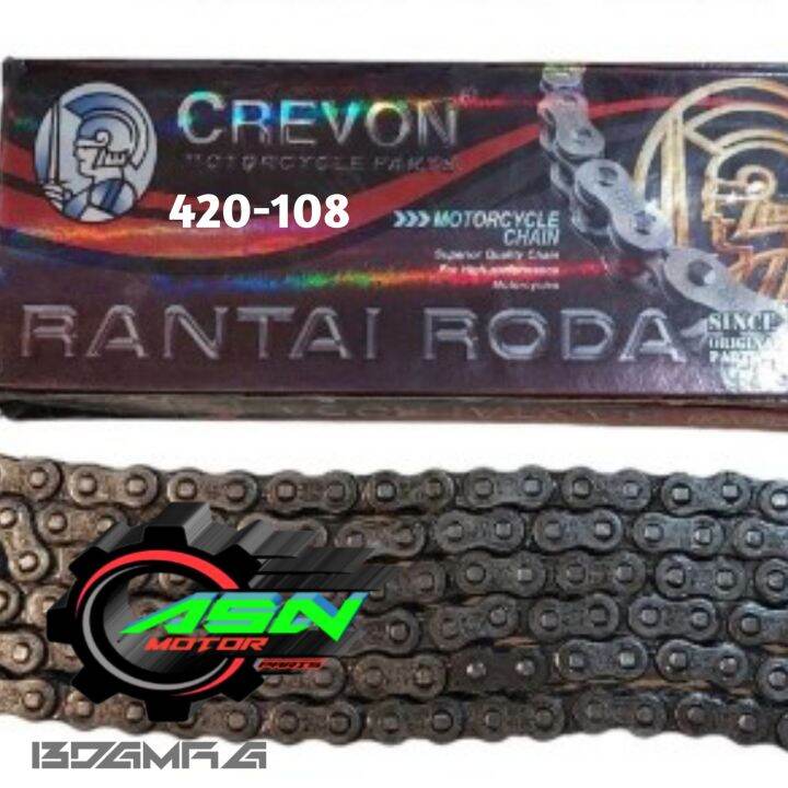 RANTAI/RANTE VEGA ZR/420-108/CREVON-RANTAI RODA MOTOR | Lazada Indonesia