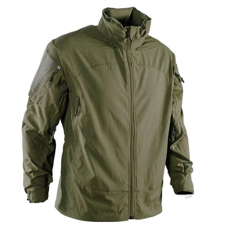 Mege Luar Ruangan Taktis Softshell PCU L5 Jaket Nilon Gaya IS Serangan ...