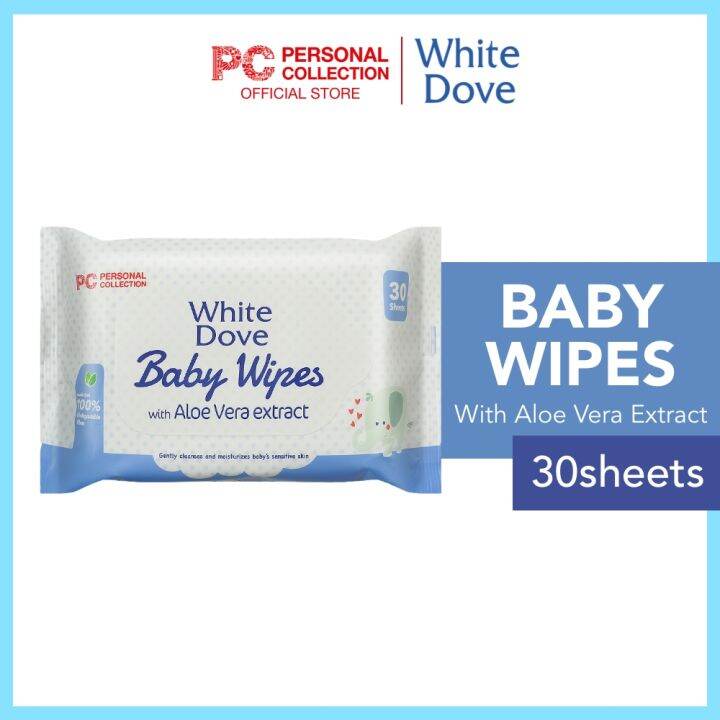 White Dove Baby Wipes 30's Personal Collection | Lazada PH