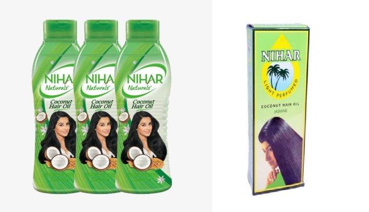 NIHAR NATURALS COCONUT WITH METHI JASMINE HAIR OIL FOR HAIR STRONG AND ...