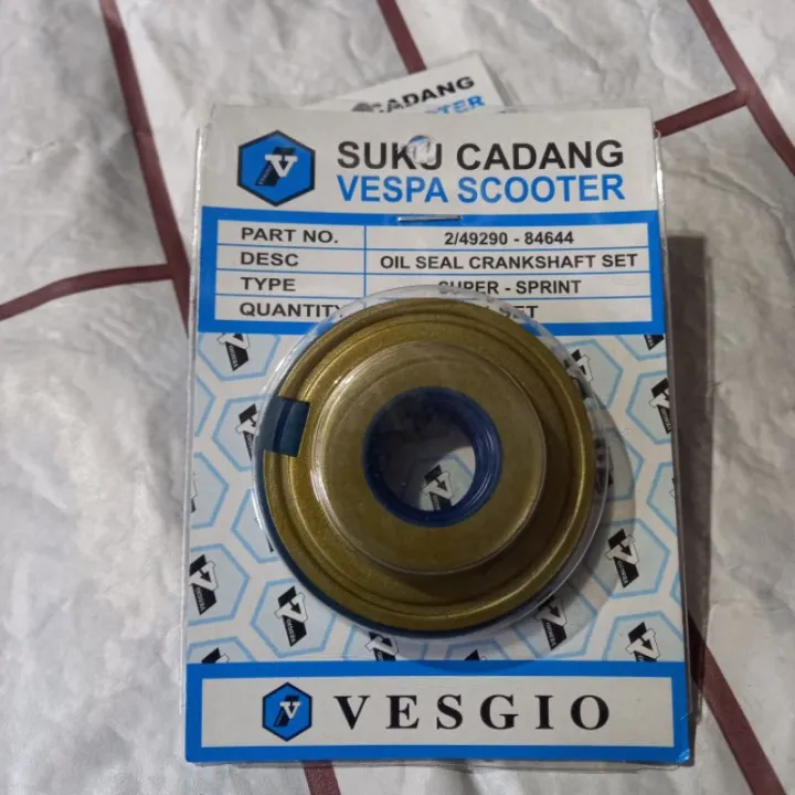 Oil Seal Seal Kruk As Vespa Super Sprint Vbb Vesgio | Lazada Indonesia