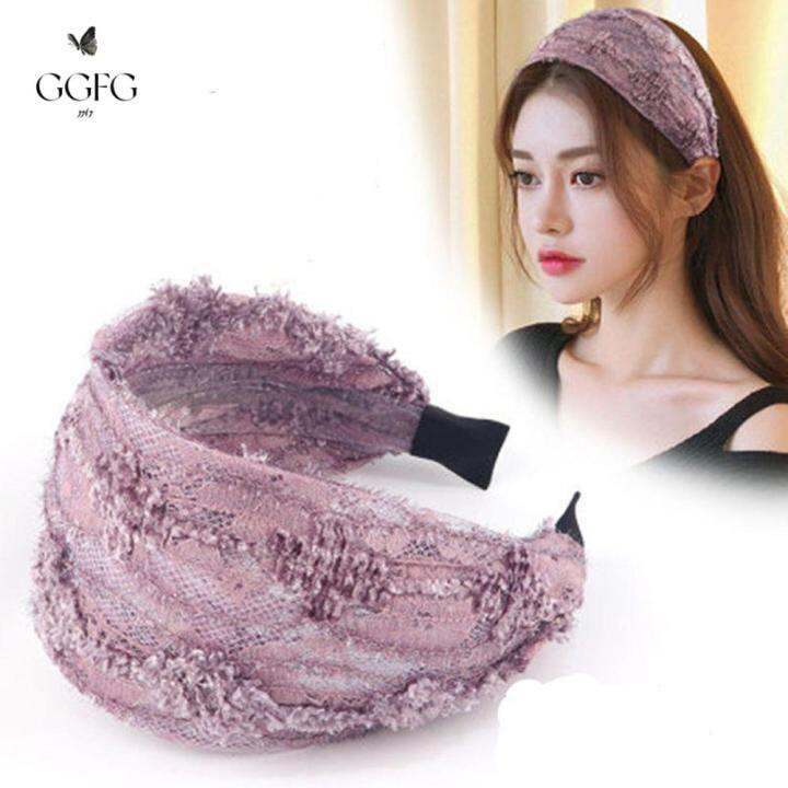 GGFG เน๊ตติดผมสวยๆ วินเทจ เรียบหรู ฤดูร้อน ล้างหน้า หมวกกันน็อก ผ้าปู ...