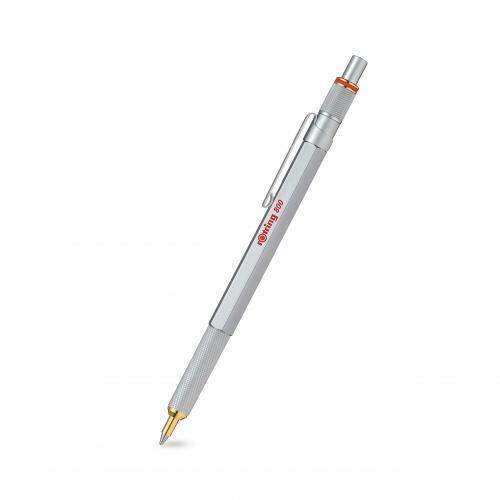 ROTRING 800 silver ballpoint pen rotary storage type oil-based 2032580 ...