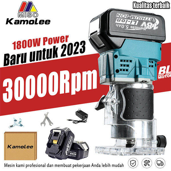 Kamolee Brushless Power Routers Mesin Trimmer Multifungsi untuk Kayu ...