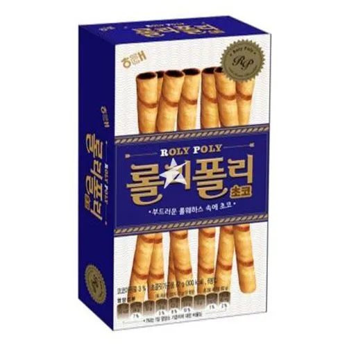 Haitai Roly Poly Stick Biscuit Wafer Roll 62g | Lazada PH