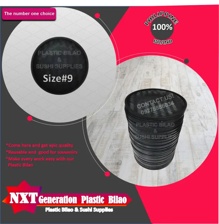 Plastic Bilao Mini Small "9 (5'pcs per box) | Lazada PH