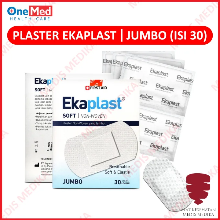Plester Luka Ekaplast Size Jumbo Onemed Plaster Non Woven 40x72 mm Box ...