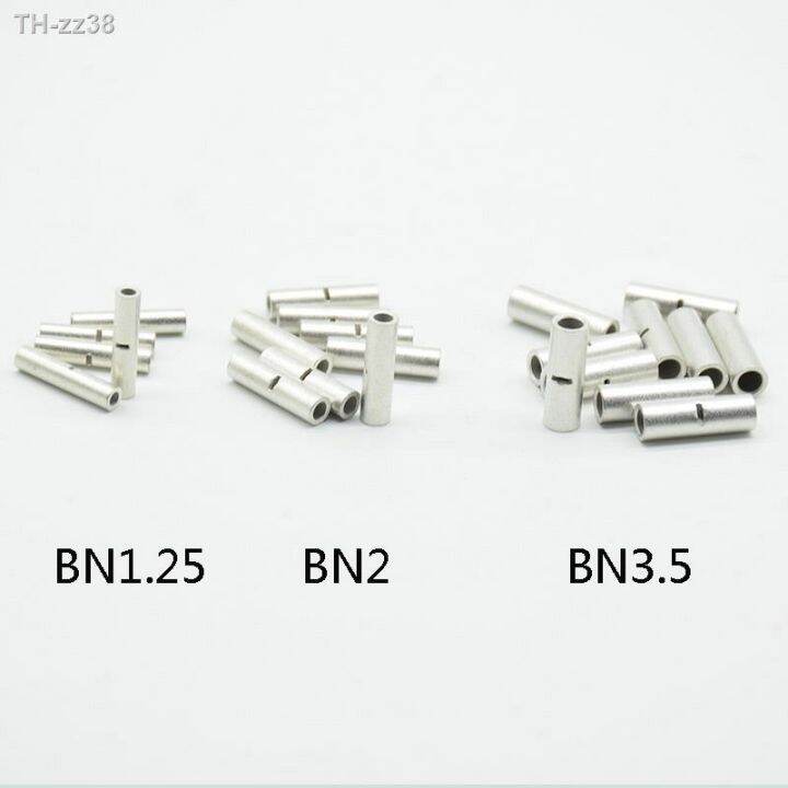 20pcs Butt Wire Connector AWG 22-10 Copper Tinned Splice Crimp Terminal Sleeve Bare Terminals ...