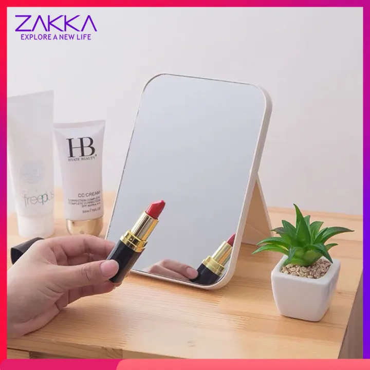 Face Makeup Mirror Desktop Vanity Mirror Large Folding Portable Square ...