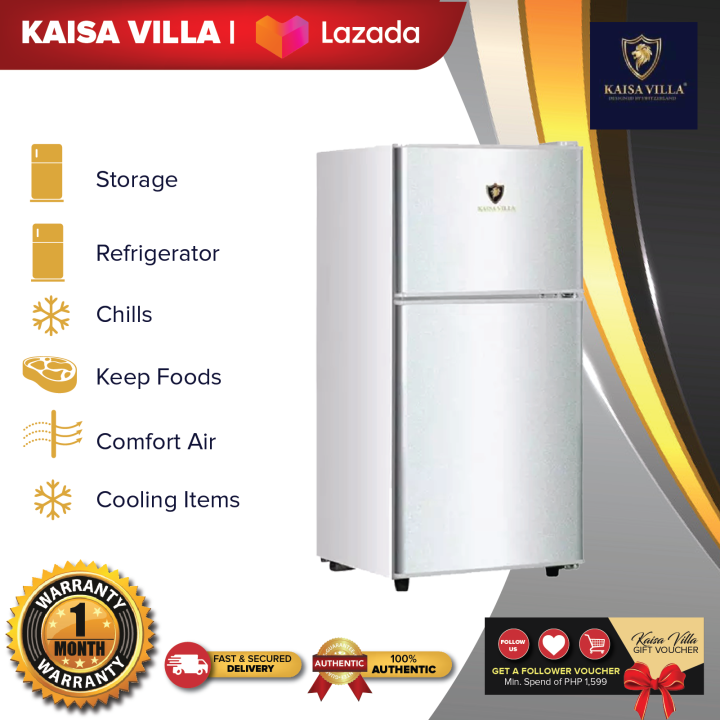 KAISA VILLA JD-8029 Two Door Smart Freezing Refrigerator | Lazada PH