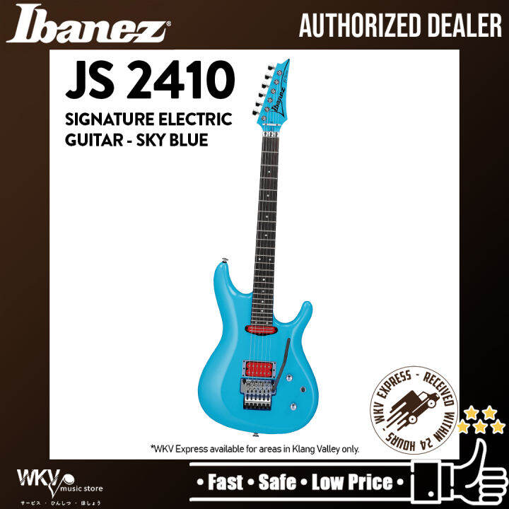 Ibanez JS2410 Joe Satriani Signature Electric Guitar - Sky Blue (JS2410-SYB) | Lazada