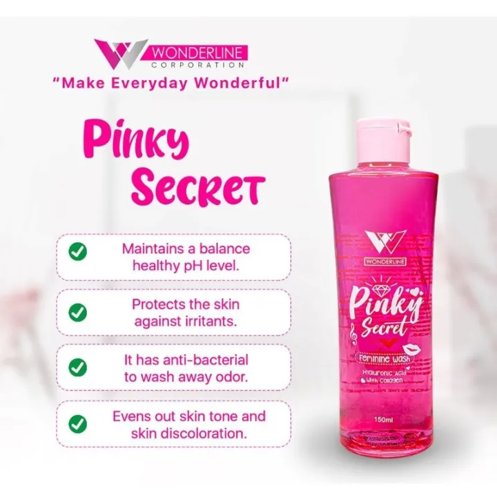 New Package Pinky Secret Feminine Wash 150ml Lazada Ph