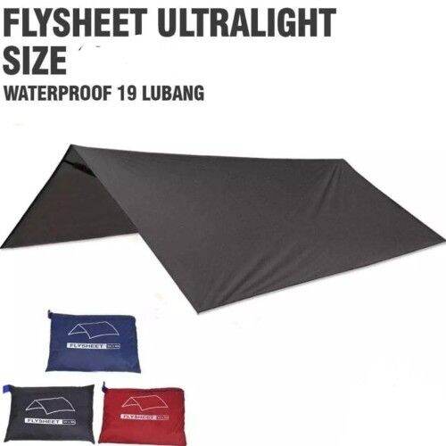 FLYSHEET 3X3 3X4 DAN 4X6 FLY SHEET TENDA CAMPING WATERPROOF | Lazada ...