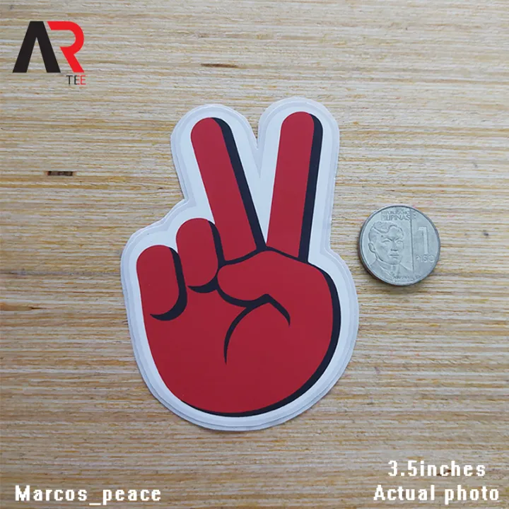 Presidential Minimal Stickers BBM Waterproof Outdoor Marcos sticker ...