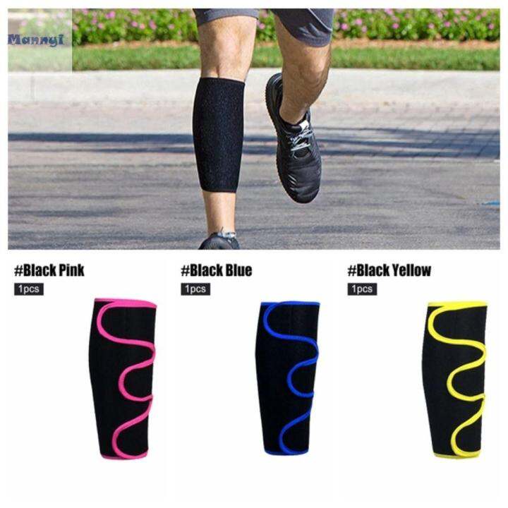 MANNYI Shin Splint Support Calf Brace Soft Neoprene Calf Sleeve Calf ...