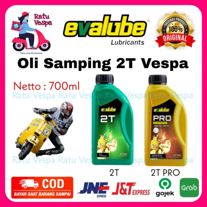 Oli Samping EVALUBE 2T PRO synthetic 700ml ORIGINAL | Lazada Indonesia