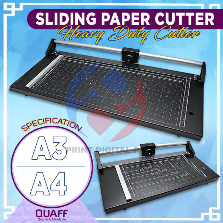 【Print Digital】Quaff Sliding Cutter Heavy-Duty A4 A3 Size | Lazada PH