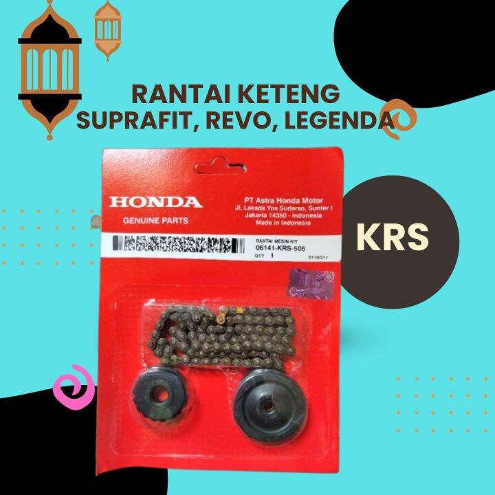 Rantai Mesin Set Rantai Keteng Legenda, Supra Fit, Revo - ANORA.MOTOR ...