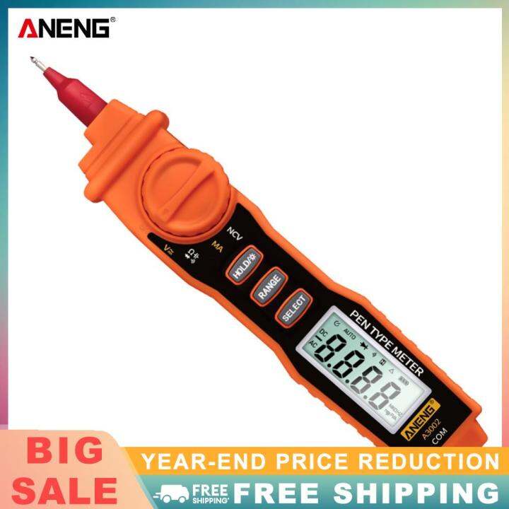 【ANENG】ANENG A3002 Digital Multimeter Non Contact ACV/DCV Electric ...