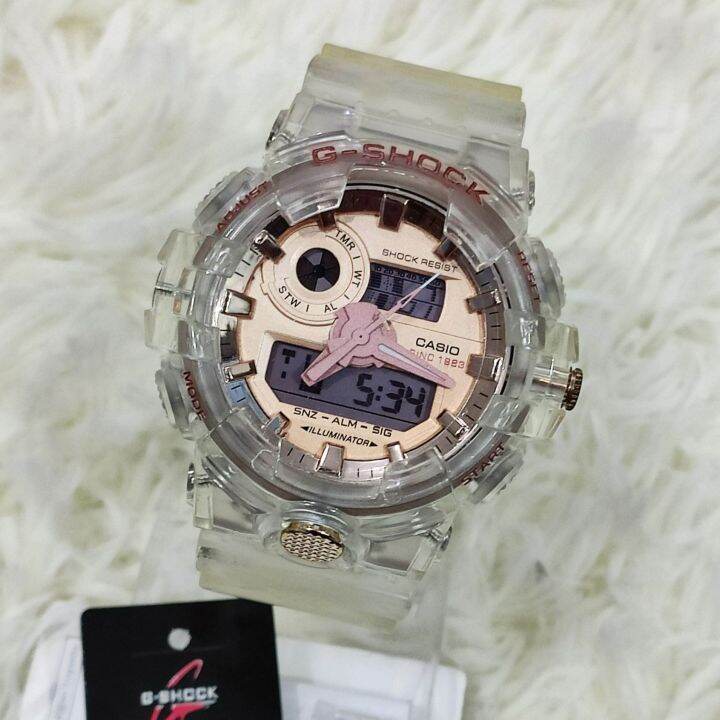 G Shock GA-700 | GA700 Transparent Series Men's Dual-Time GiftCity ...