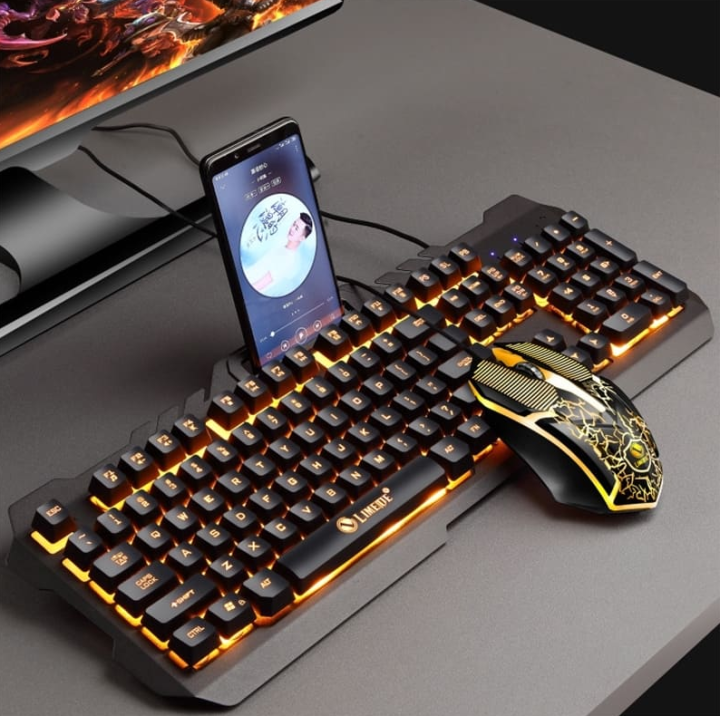 Limeide T21 backlit keyboard and mouse Set Combo Mechanical Gaming ...