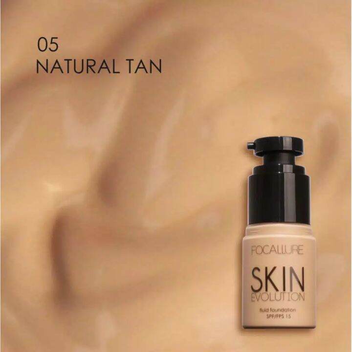 FOCALLURE Skin Evolution Fluid Foundation cair full Coverage original ...