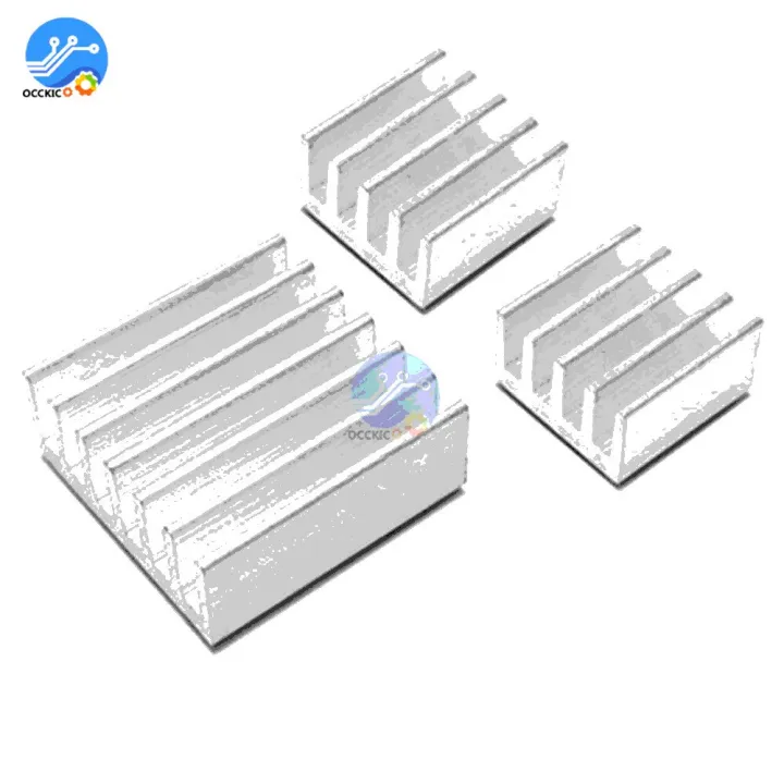 3PCS One Set Aluminum Heatsink Cooler Adhesive Kit for Cool Raspberry Pi | Lazada PH