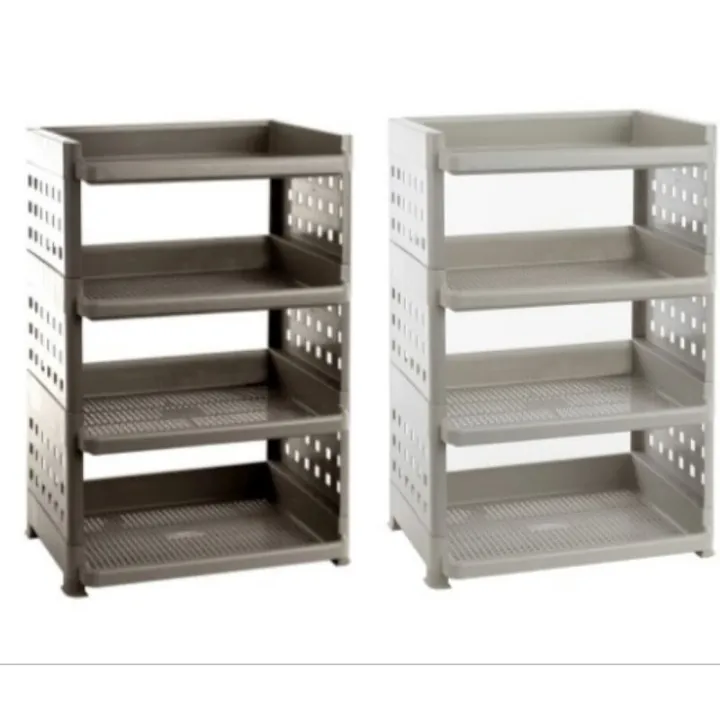 MegaBox Utility Rack / SHOE Rack Rectangular 4 and 5 layers / Brown ...