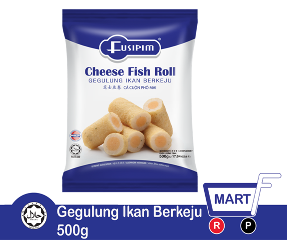 FUSIPIM Cheese Fish Roll 500g (Gegelung Ikan Berkeju) [KL, Klang ...