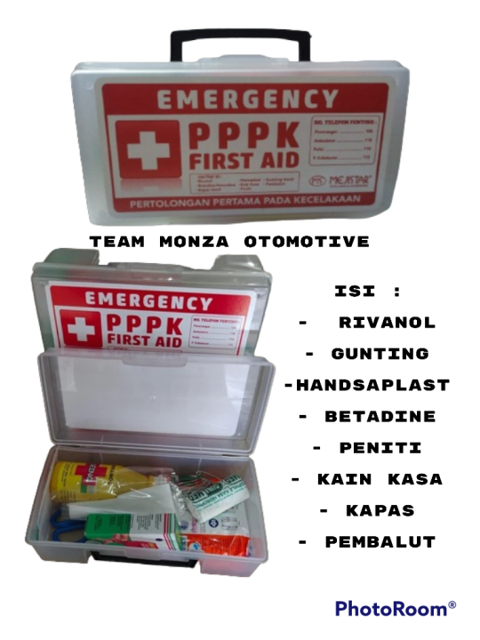 Kotak Obat P3K Mobil Box FIRST AID | Lazada Indonesia