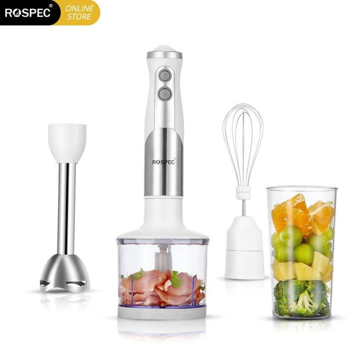 Rospec 4In1 High-Performance Immersion Hand Blender With 800 W Blender ...