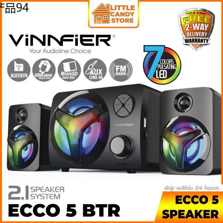 sound box Vinnfier ECCO 5 BTR Wireless Bluetooth RGB LED Light ...