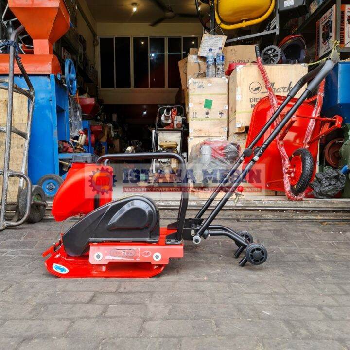 MESIN PEMADAT TANAH PAVING BLOCK TANGKI PRO QUIP C90T STAMPER KODOK ...