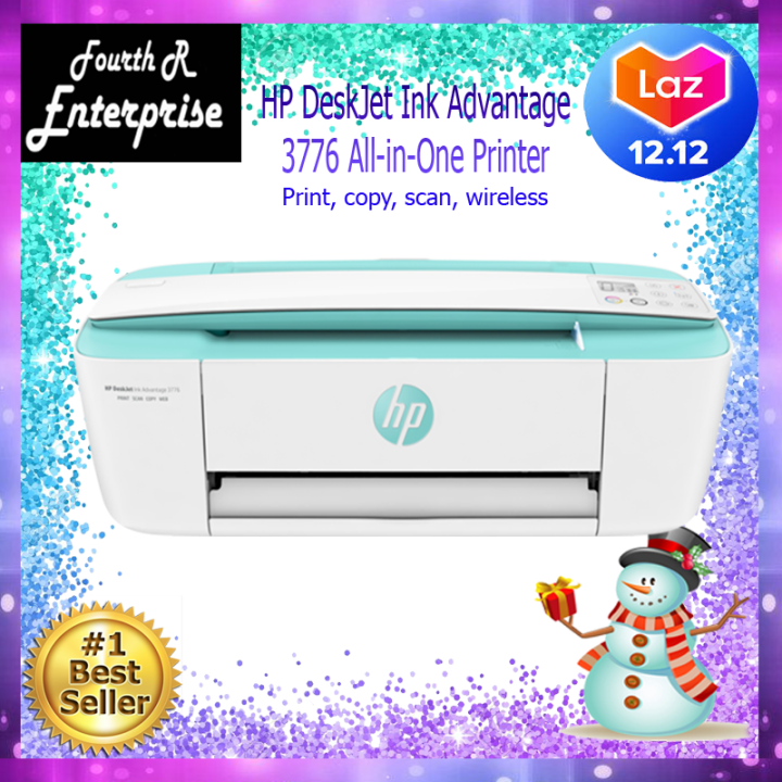 HP 3776 Brandnew DeskJet Ink Advantage All-in-One Printer | Lazada PH