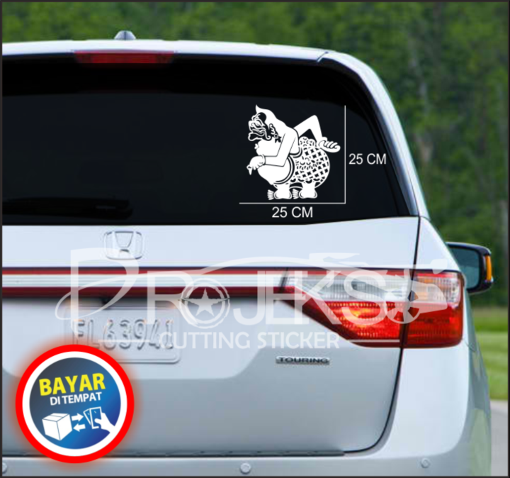 Cutting Sticker Mobil stiker Kaca Sticker Pewayangan Semar | Lazada ...