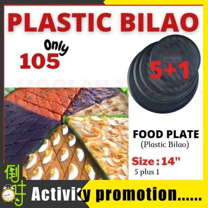 Moolah88 Reusable Plastic Bilao (BUY 5 PLUS 1) 14 | Lazada PH