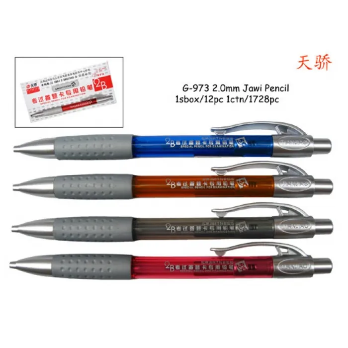 G-973 Pensil Khat / Mechanical Pencil / Calligraphy Khat / Pencil Tulis ...