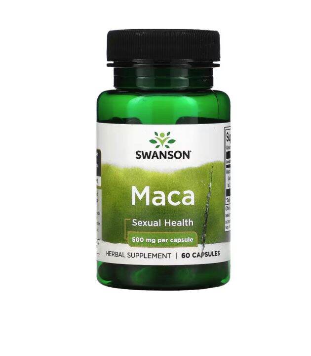 [ มาคา ] Swanson, Maca (500 mg) x 60 แคปซูล | Lazada.co.th